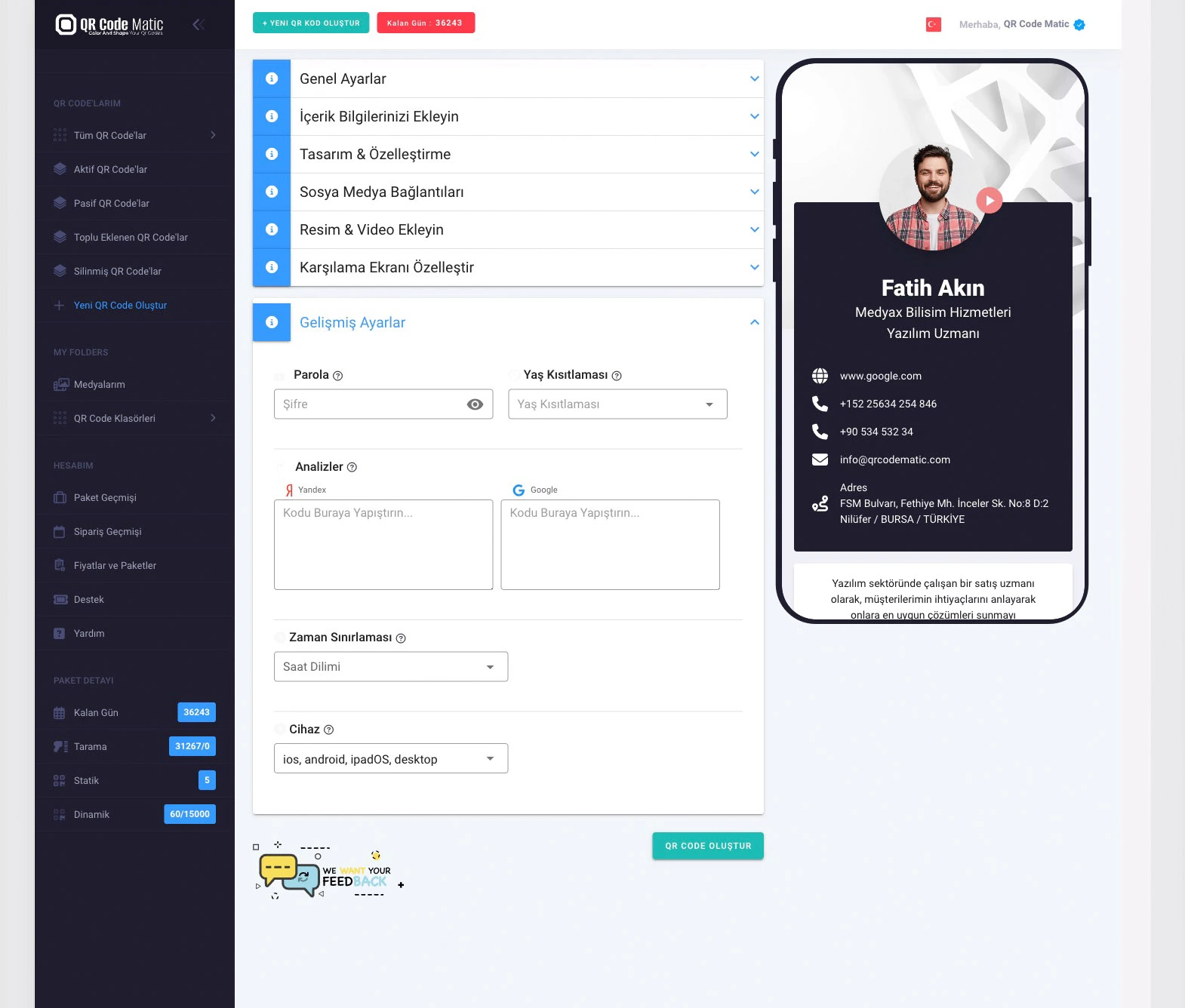 QR Code Matic | Poster QR Codes