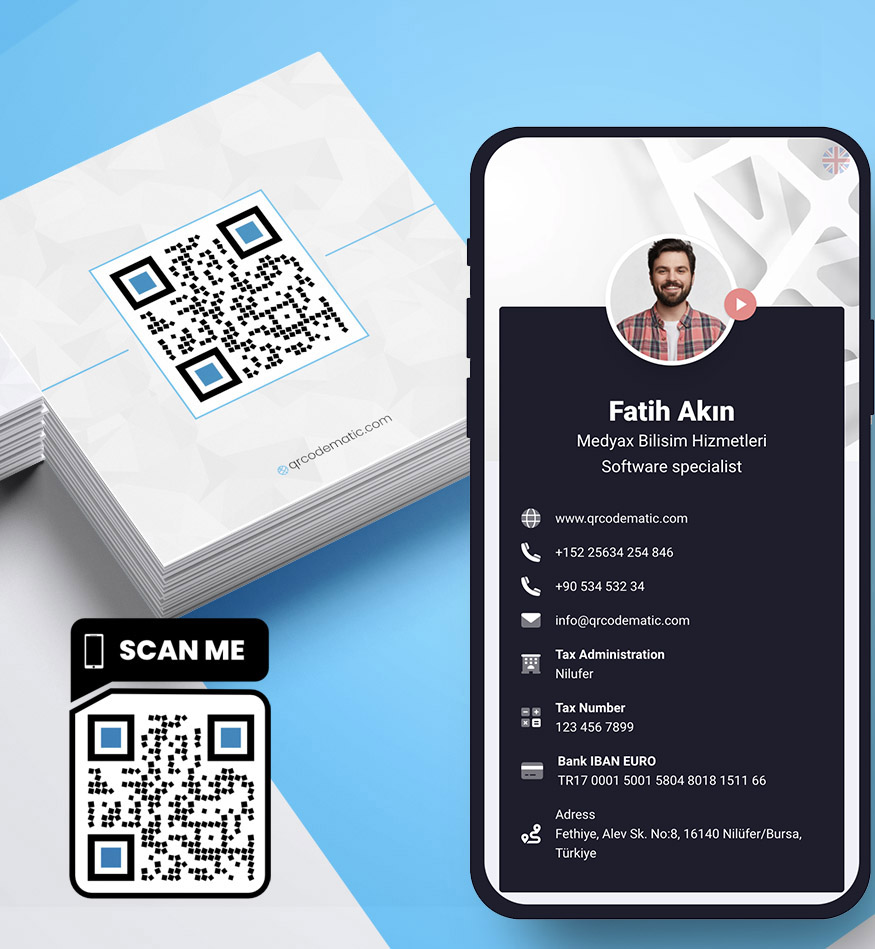 QR Code Matic | Personal Business Card QR Codes